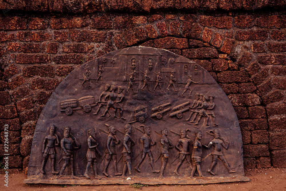 Historical sculpture. 1600 AD Stock Photo | Adobe Stock