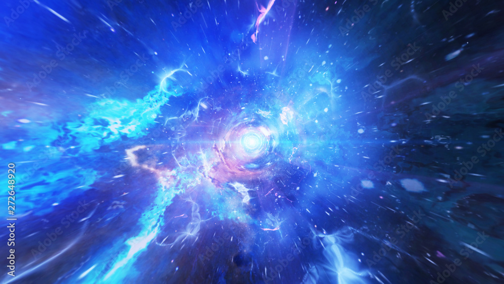 TIME VORTEX. time Tunnel. Time travel Stock Illustration | Adobe Stock