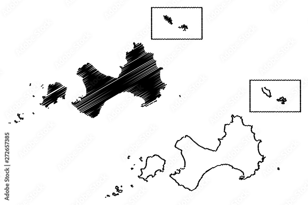 Vetor de Kinmen County (Administrative divisions of Taiwan, Republic of ...