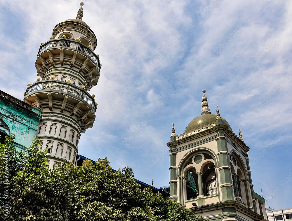 Surti Sunni Jamah Mosque in Yangon, Myanmar Stock Photo | Adobe Stock