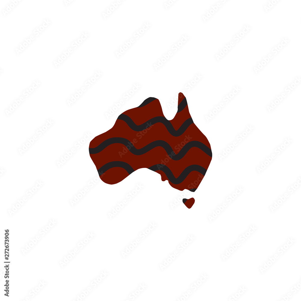 Aboriginal art icon logo design vector template Stock Vector | Adobe Stock