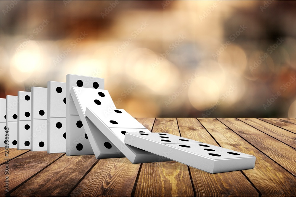 Domino. Stock Photo | Adobe Stock