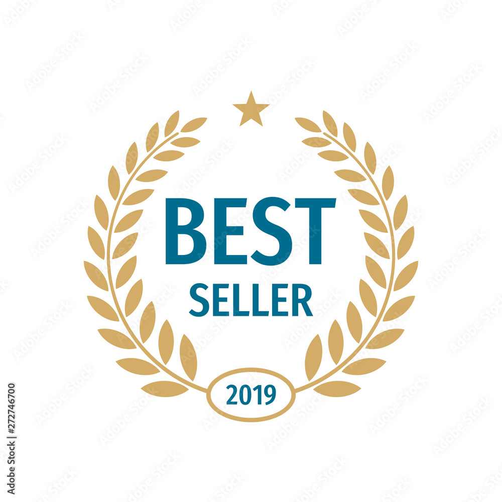 Best seller badge logo design. Stock Vector | Adobe Stock