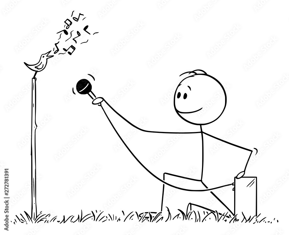 Vector cartoon stick figure drawing conceptual illustration of man or ...