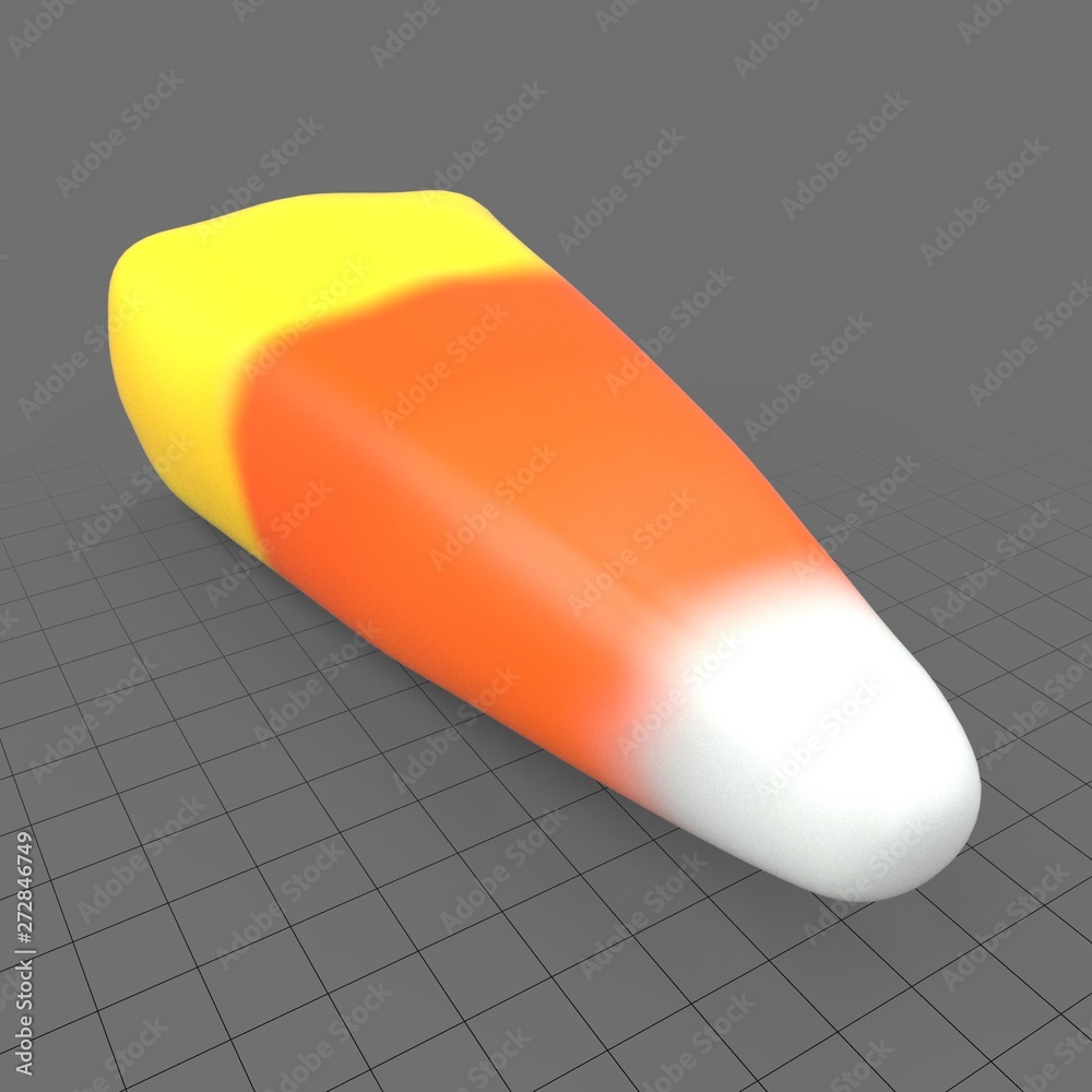 Candy corn Stock 3D asset | Adobe Stock