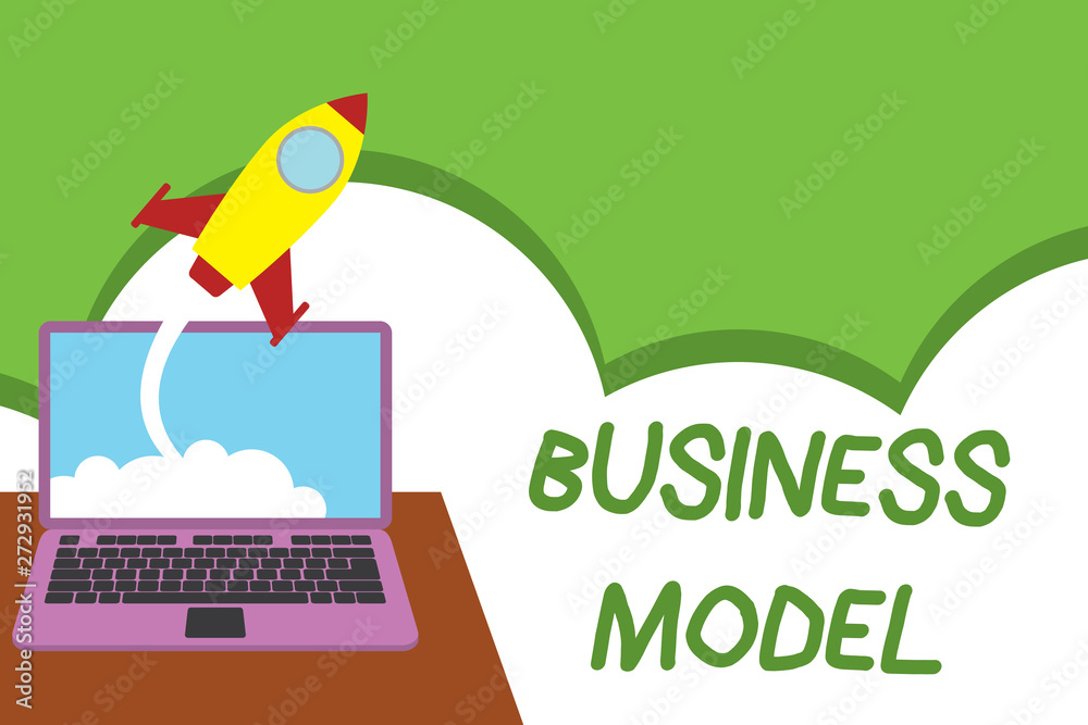 Text sign showing Business Model. Conceptual photo Identifying revenue ...