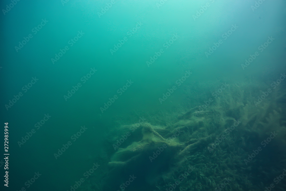 lake background water underwater abstract / fresh water diving ...
