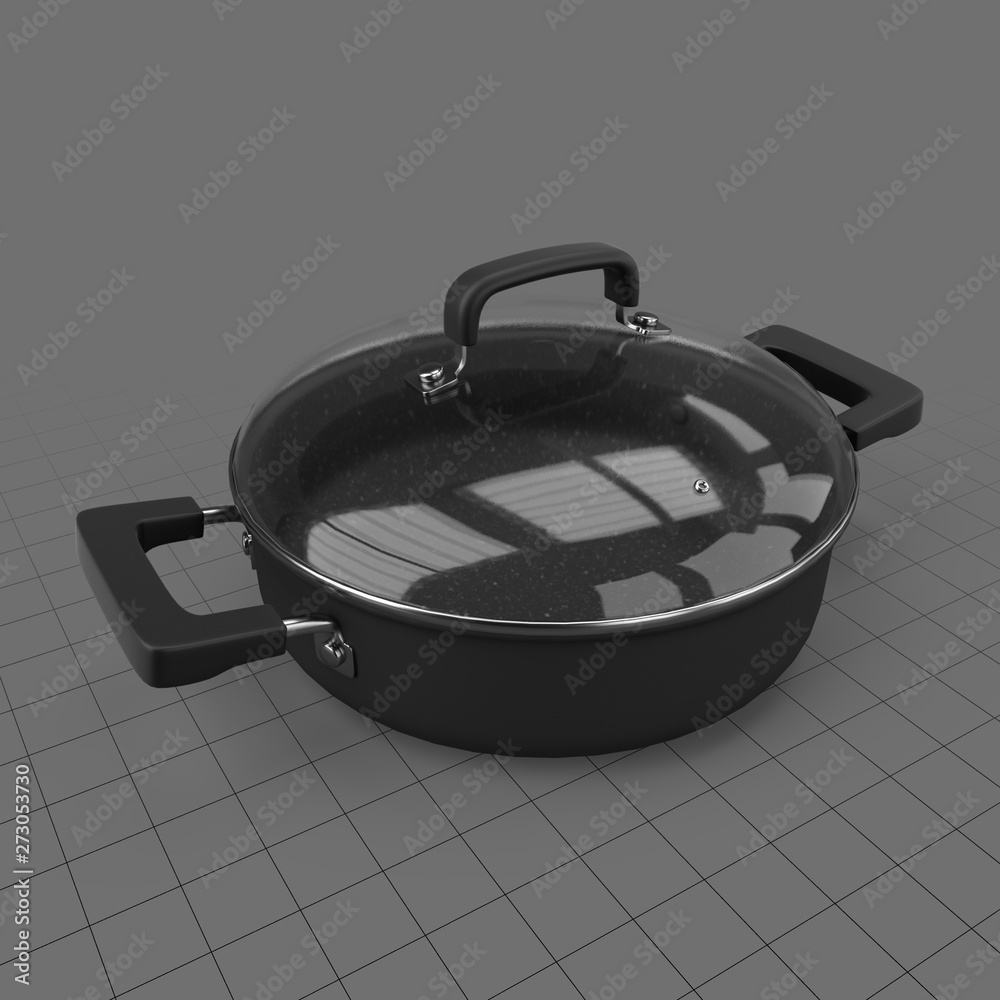 Modern cooking pot 1 Stock 3D asset | Adobe Stock