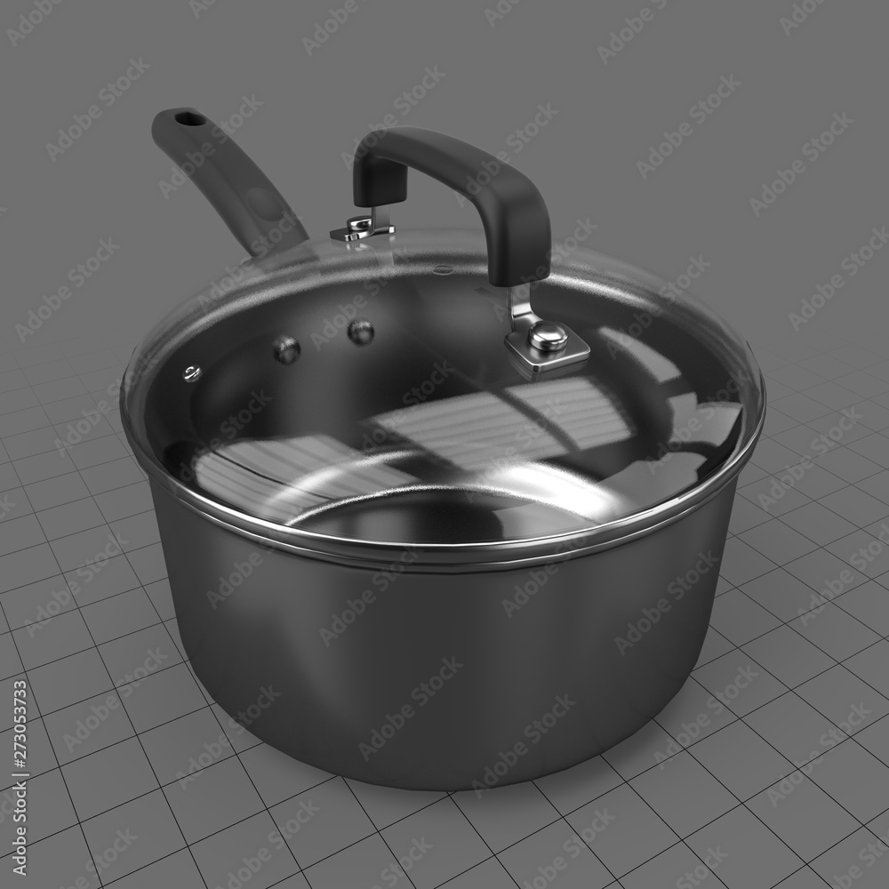 Modern cooking pot 2 แอสเซทสต็อก 3 มิติ | Adobe Stock