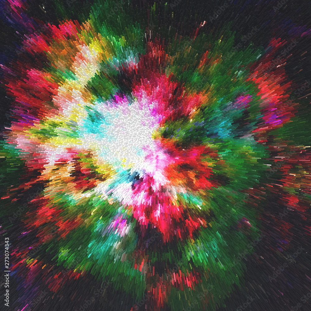 Abstract colorful space background. Stars of the planet and galaxy in a ...