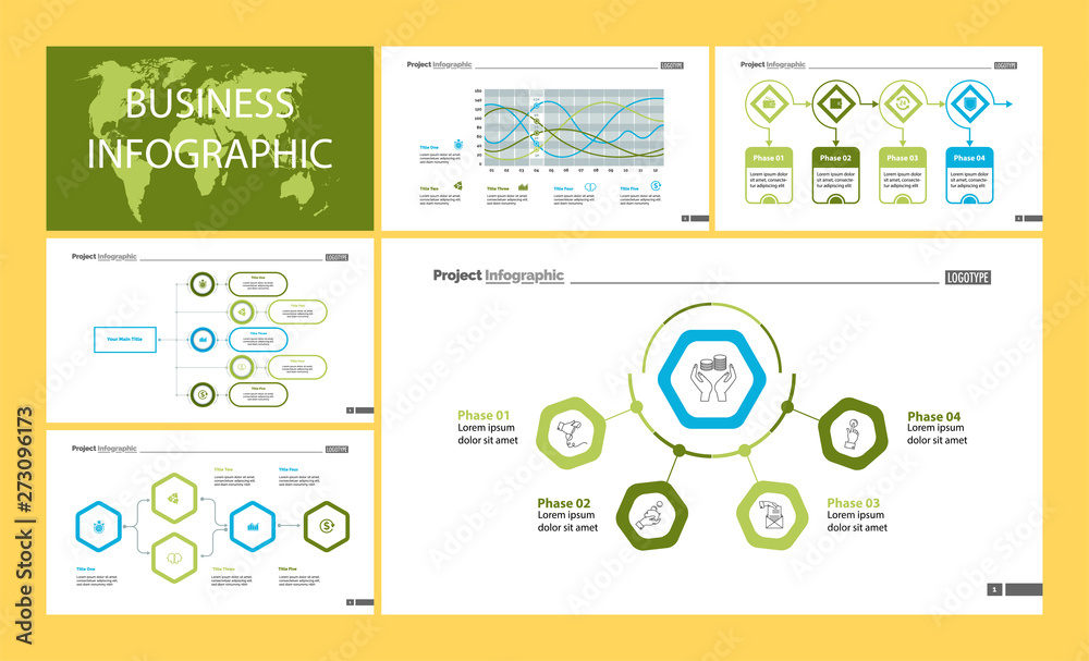 Business inforgraphic design set for project management concept. Can be ...