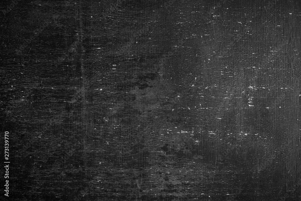 Blank front Real black chalkboard background texture in college concept ...