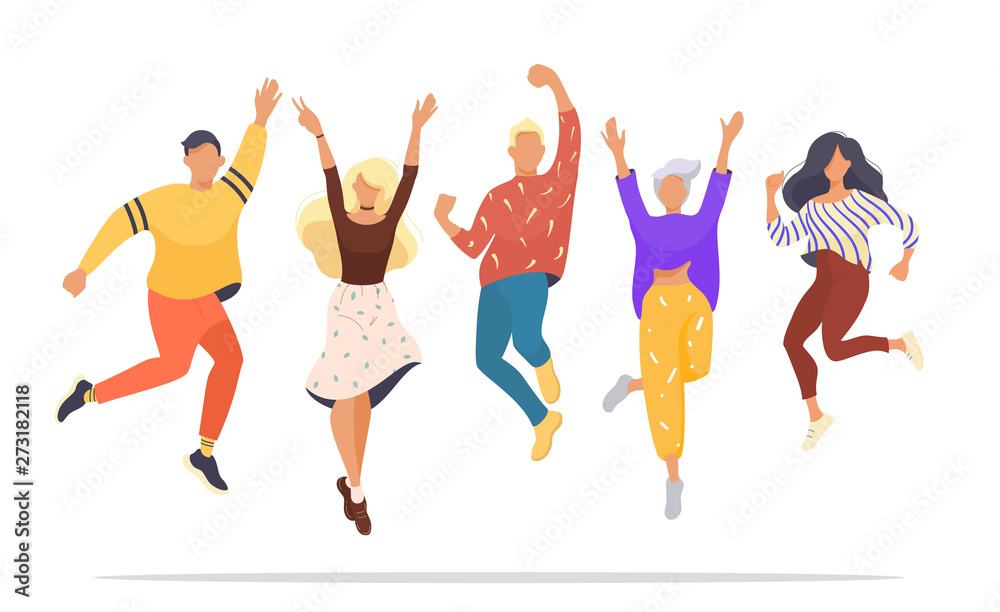 Happy People Illustration