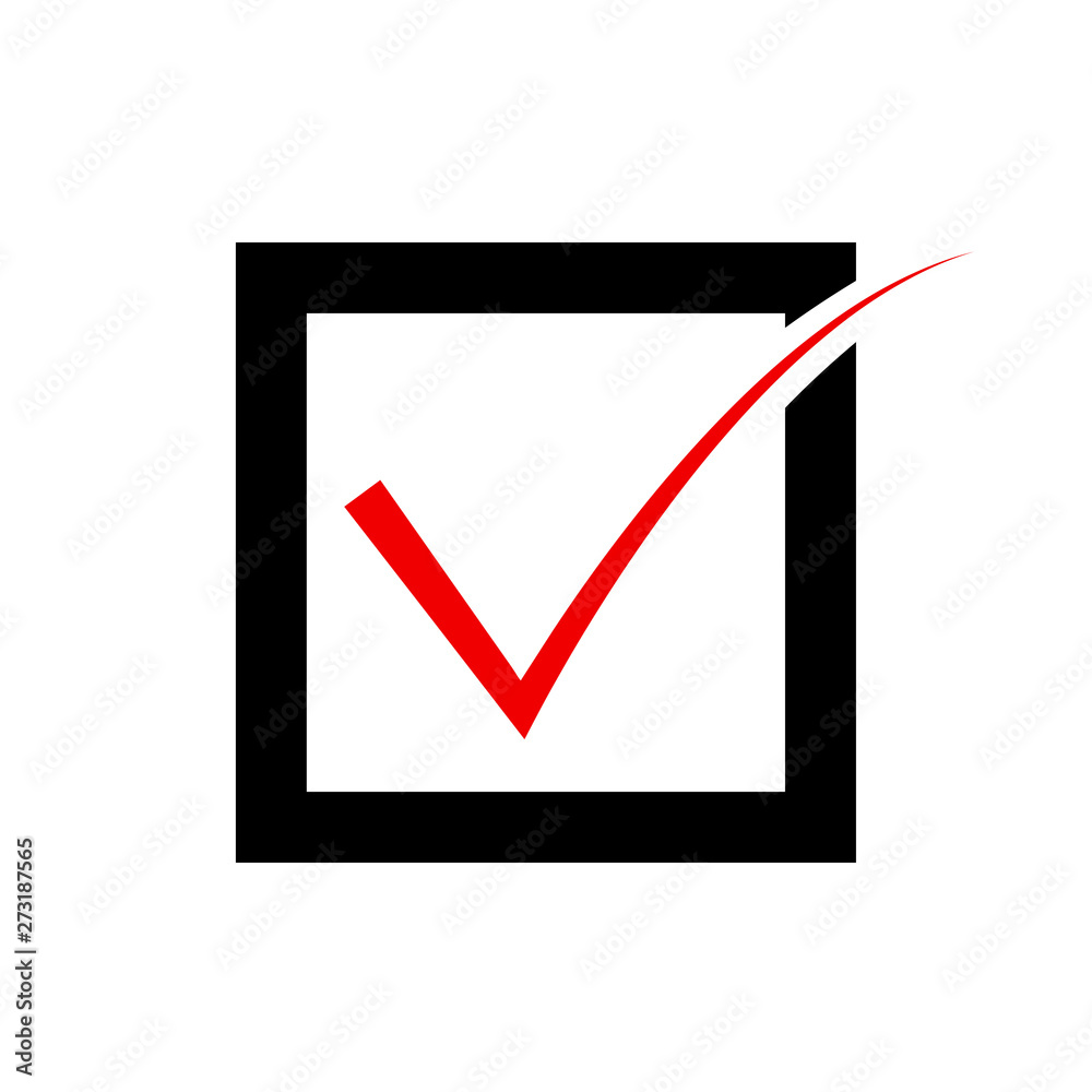 approved symbol, check mark Stock Vector | Adobe Stock