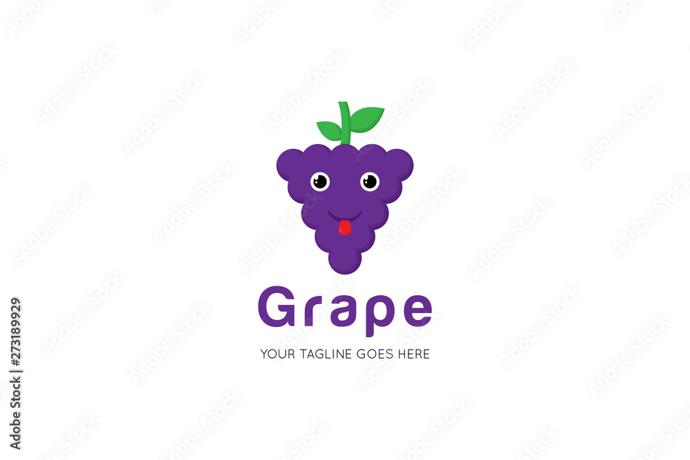 Cute grape fruit character in action emotion, cartoon emoticons, Cute ...