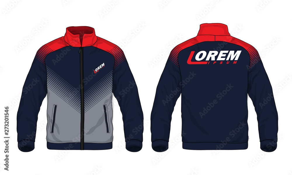 Vector illustration of sport jacket Stock Vector | Adobe Stock