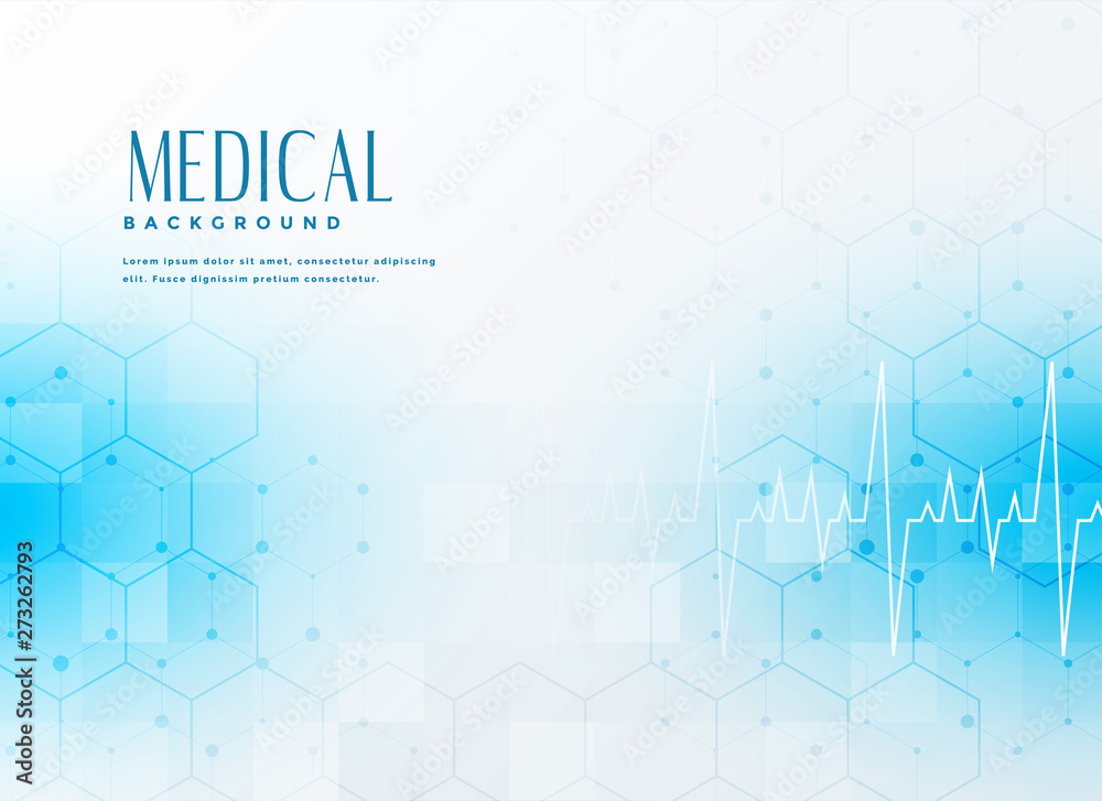stylish blue medical concept background Stock Vector | Adobe Stock