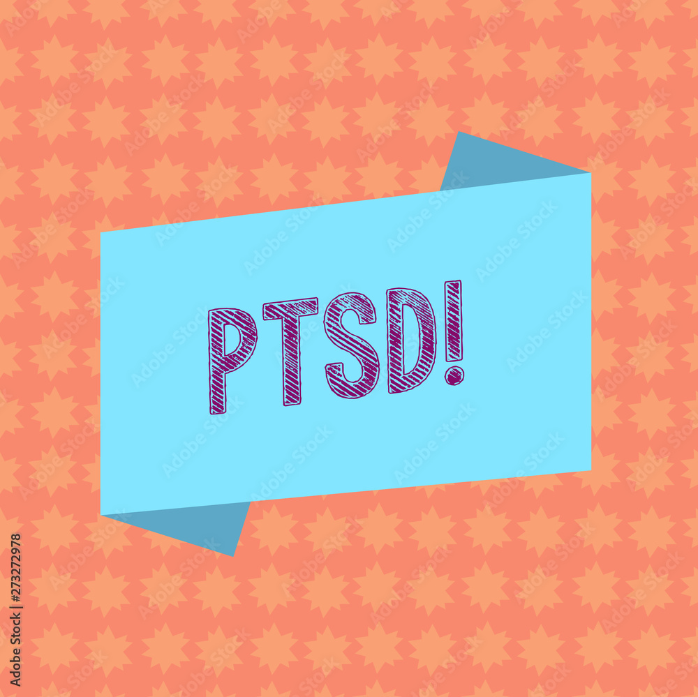 Writing note showing Ptsd. Business concept for Post Traumatic Stress ...