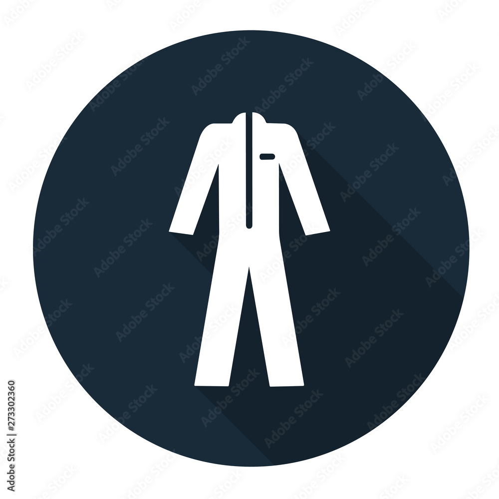 Symbol Wear ProtectIve Clothing Isolate On White Background,Vector ...