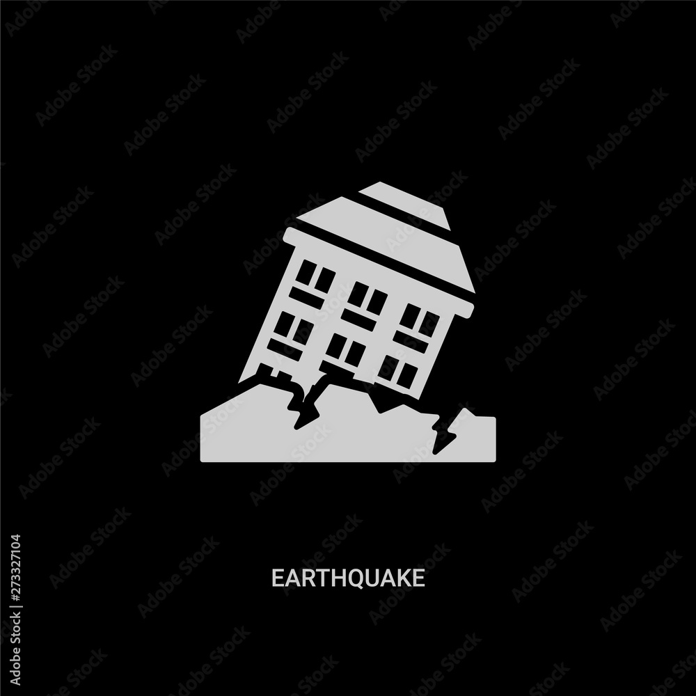 Earthquake Black And White Clipart