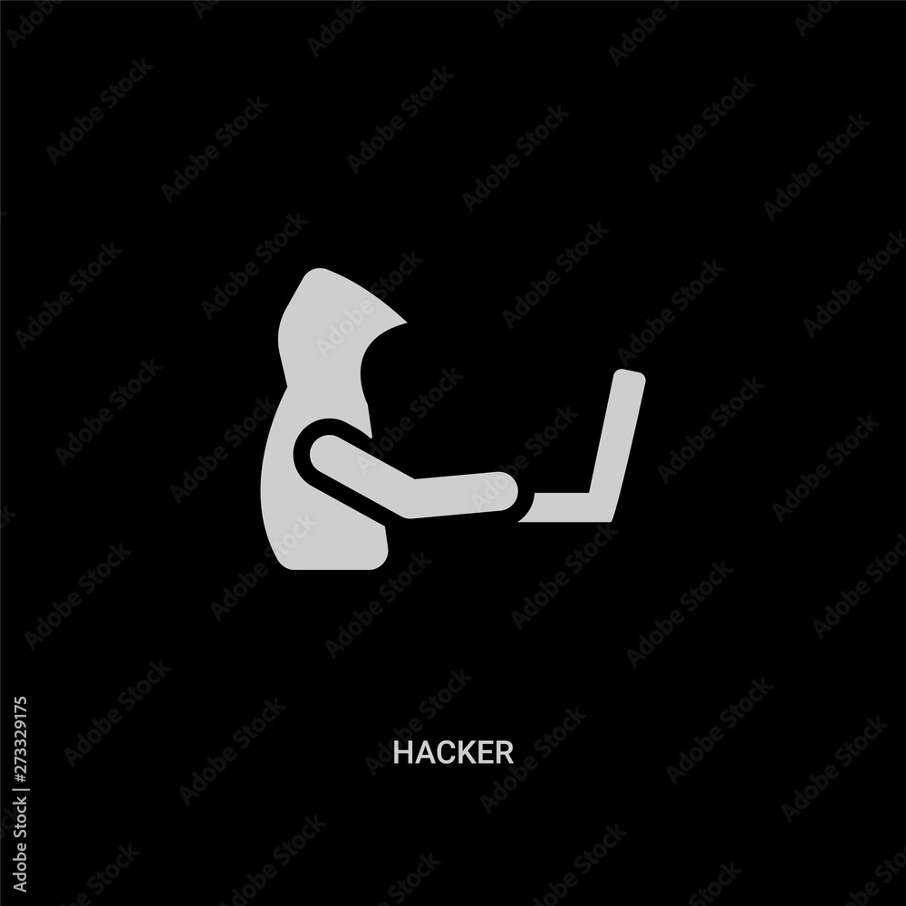 Hacker Background White