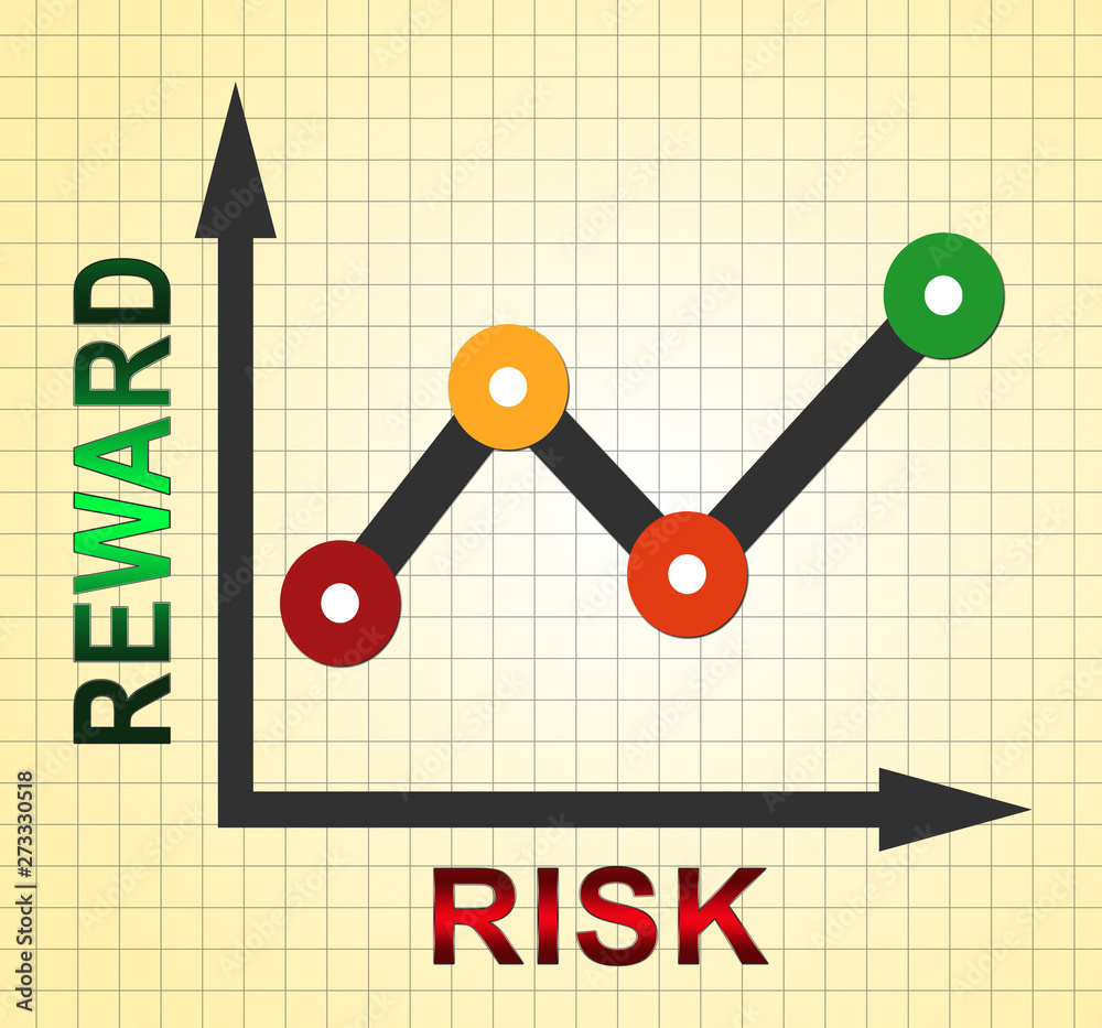 Risk Vs Reward Strategy Graph Depicts The Hazards In Obtaining Success ...