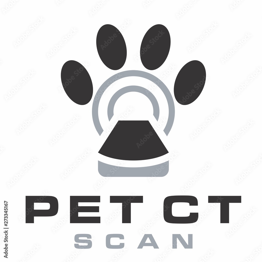 pet scan logo concept vector Stock Vector | Adobe Stock