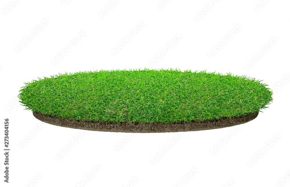 Abstract green grass texture for background. Circle green grass pattern ...