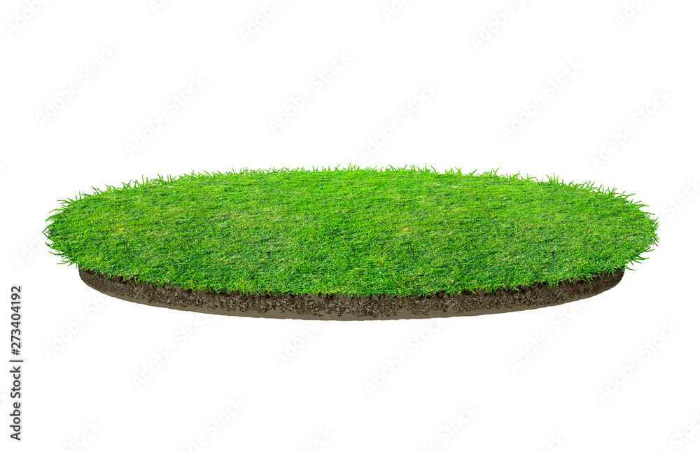 Abstract green grass texture for background. Circle green grass pattern ...