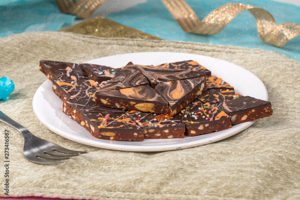 Chocolate Dry Fruits Sweet Stock Photo | Adobe Stock