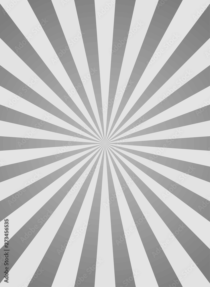 vintage sunlight background. silver grey burst background with white ...