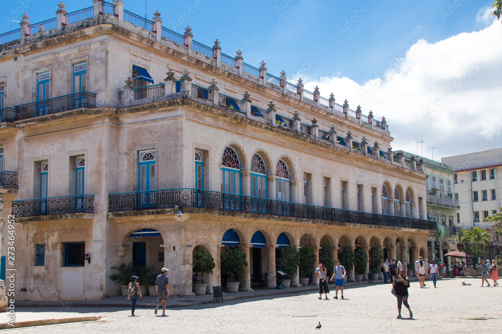 Spanish colonial architecture in Havana, Cuba Stock Photo | Adobe Stock