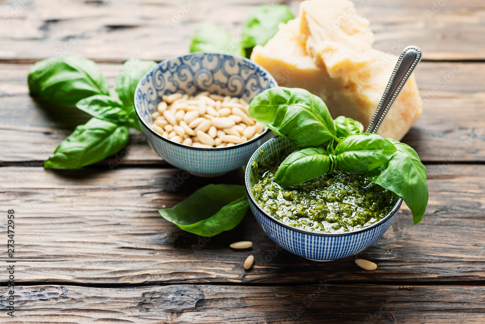 Typical Italian pesto Stock Photo | Adobe Stock
