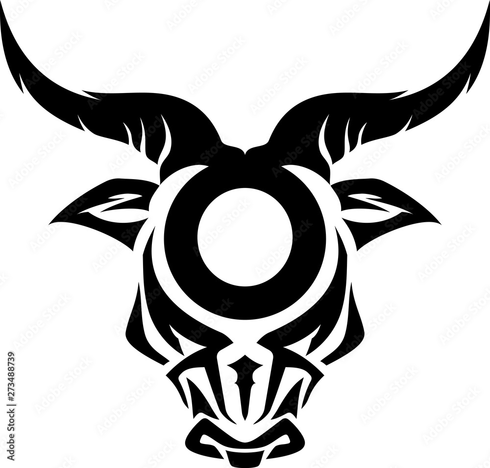 Taurus Bull Symbol Tattoo