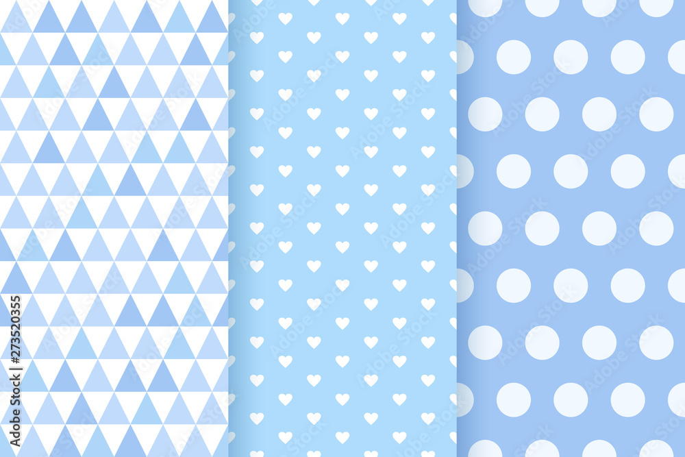 Baby Shower Blue Background