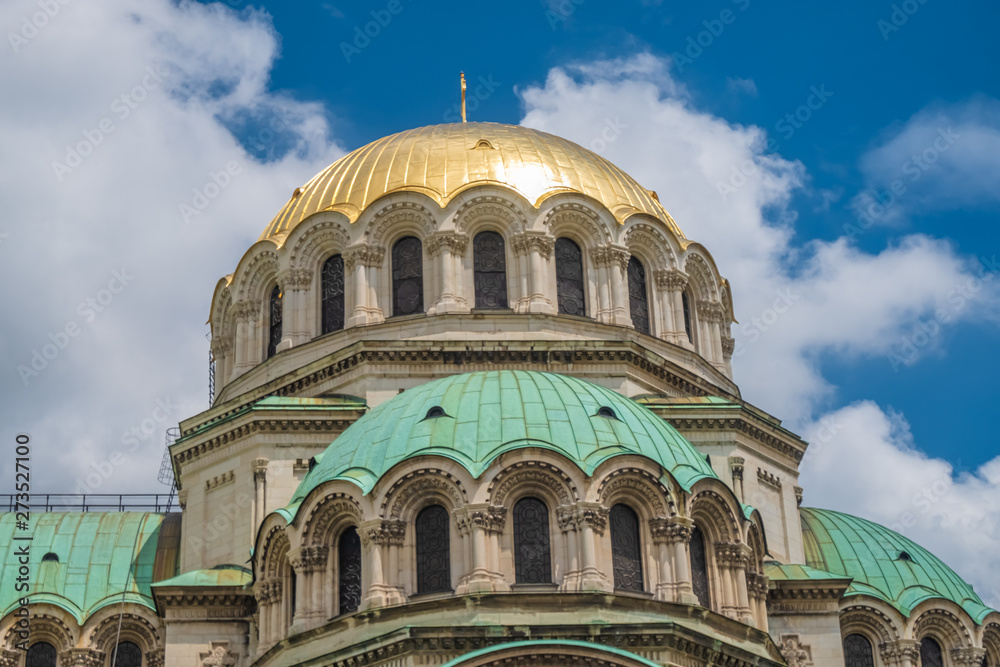 Exterior of St. Alexander Nevsky Cathedral, 1882-1912, neo-byzantine ...