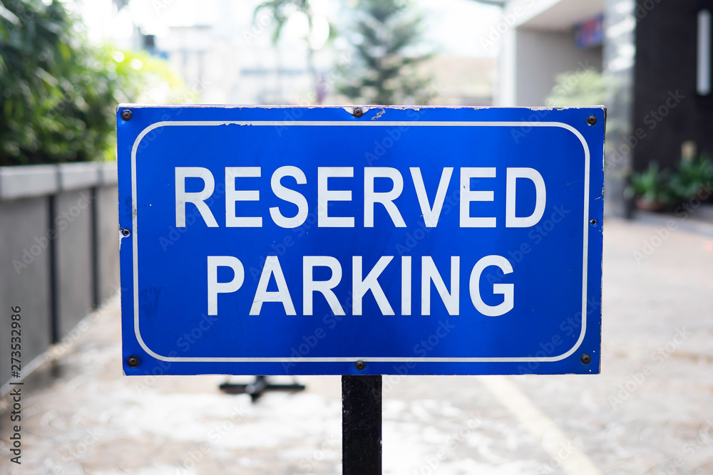 Reserved Parking Spot