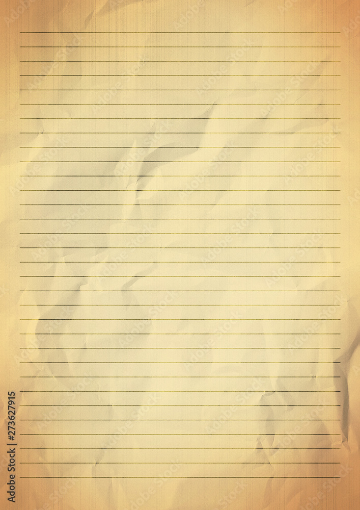 Yellow Lined Paper Texture