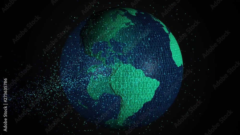 Digital 3d animated earth showing the borders of the country Ethiopia ...