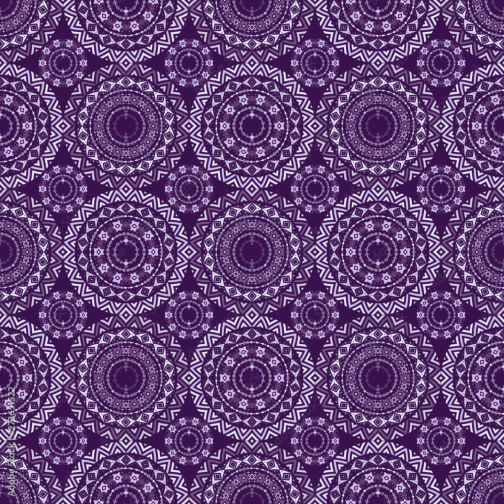 Purple Tribal Pattern