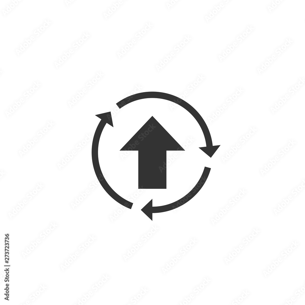 Improve icon in simple design. Vector illustration Stock Illustration ...
