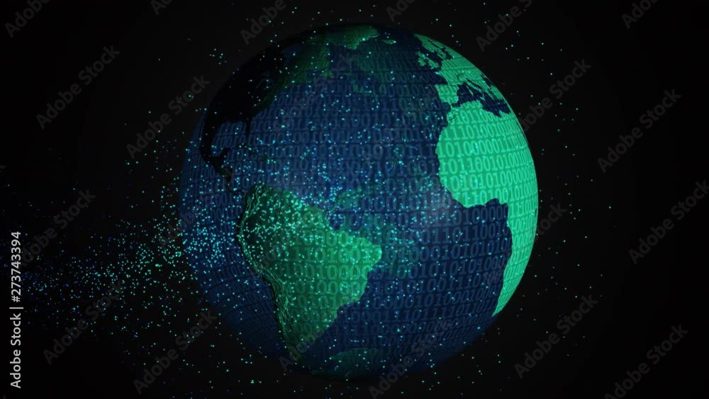 Digital 3d animated earth showing the borders of the country UAE and ...