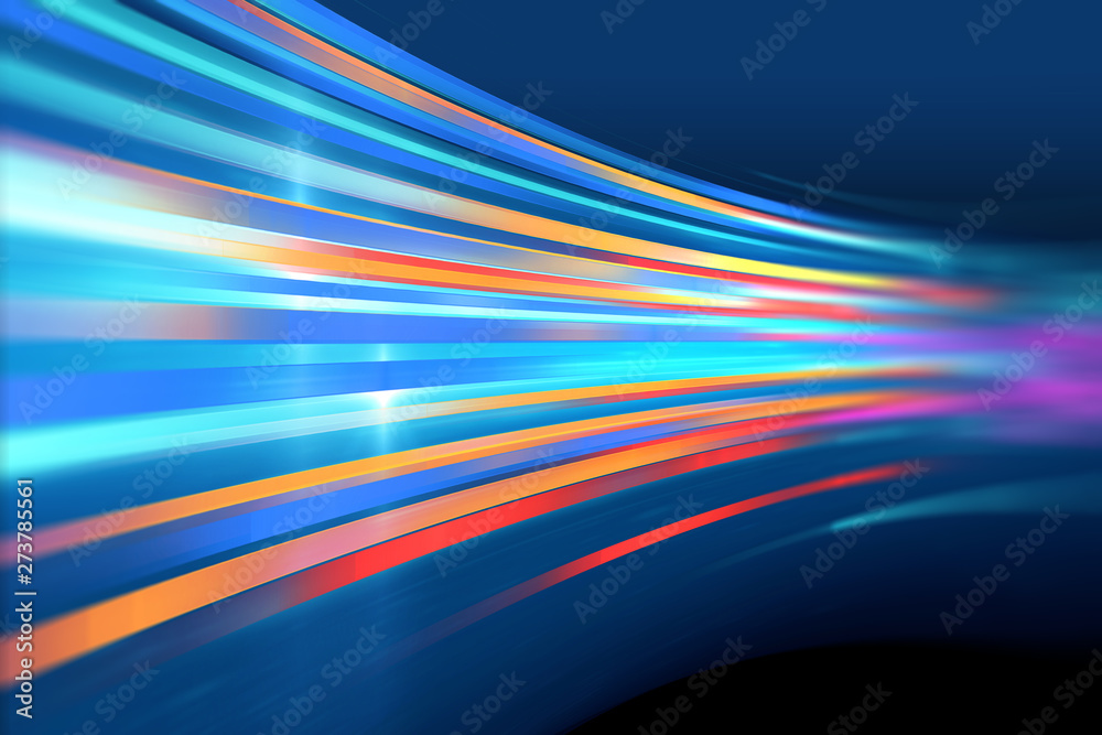 colorful geometric speed line abstract technology background Stock ...