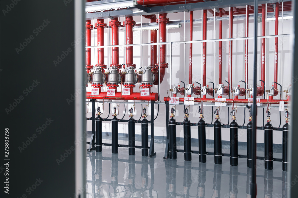 The factory fire control room Stock Photo | Adobe Stock