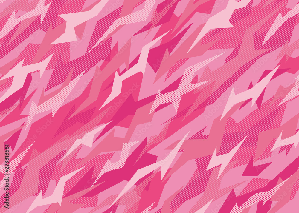 Pink Camouflage Vector