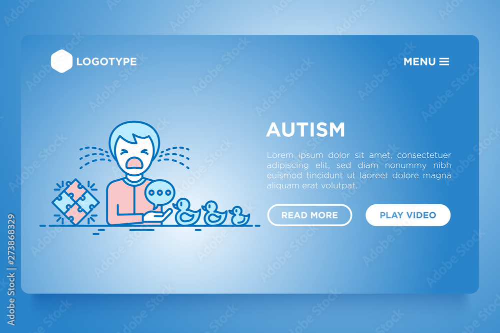Autism symptoms and adaptive skills: child is crying in hysterics, thin ...