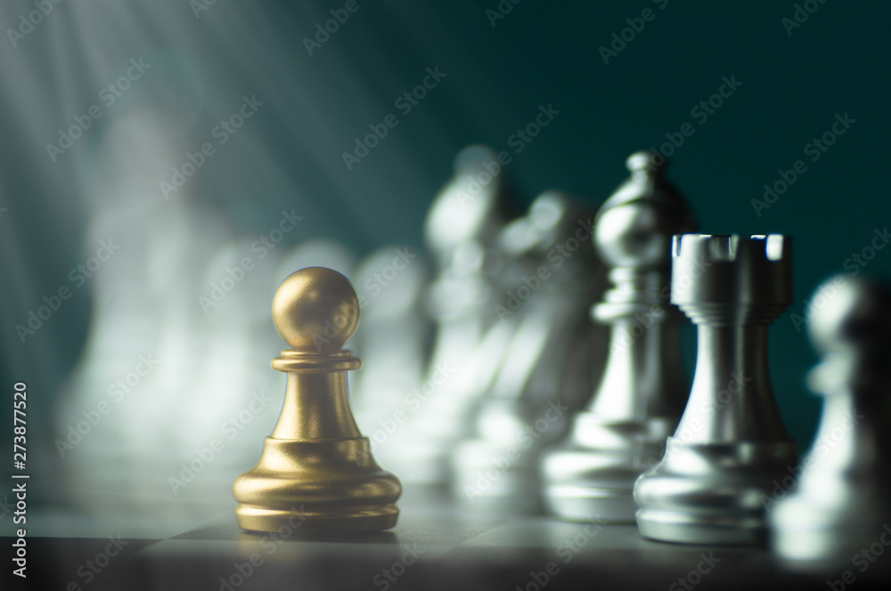 Chess competition, planing and strategy concept Stock Photo | Adobe Stock