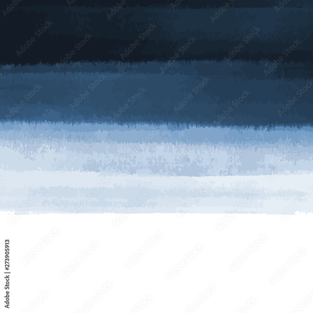 Navy blue watercolor texture background, hand painted vector ...