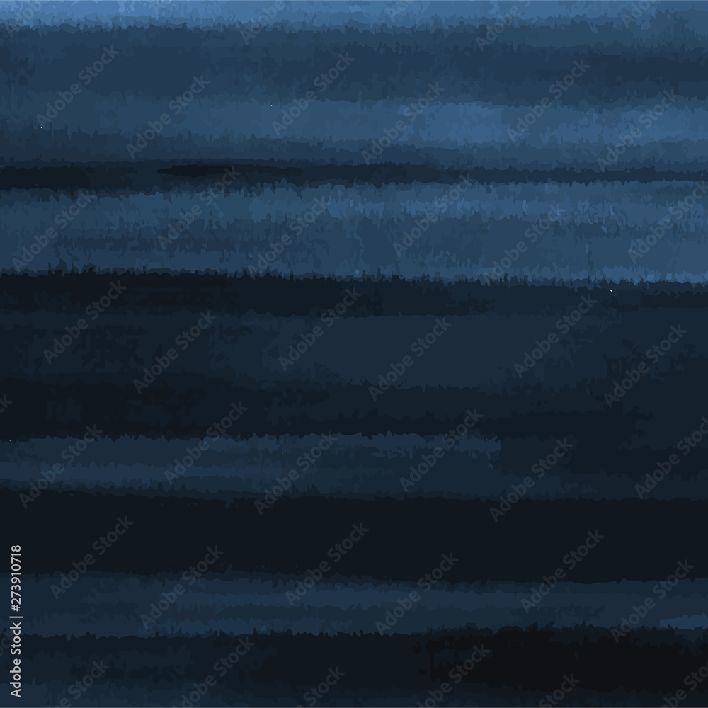 Navy blue watercolor texture background, hand painted vector ...