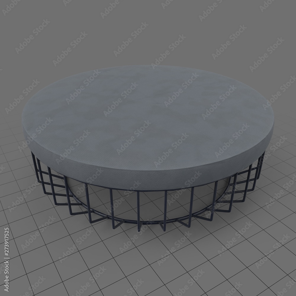 Modern circular bench Stock 3D asset | Adobe Stock